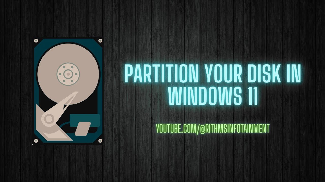 How to Partition disks in Windows 11 - YouTube