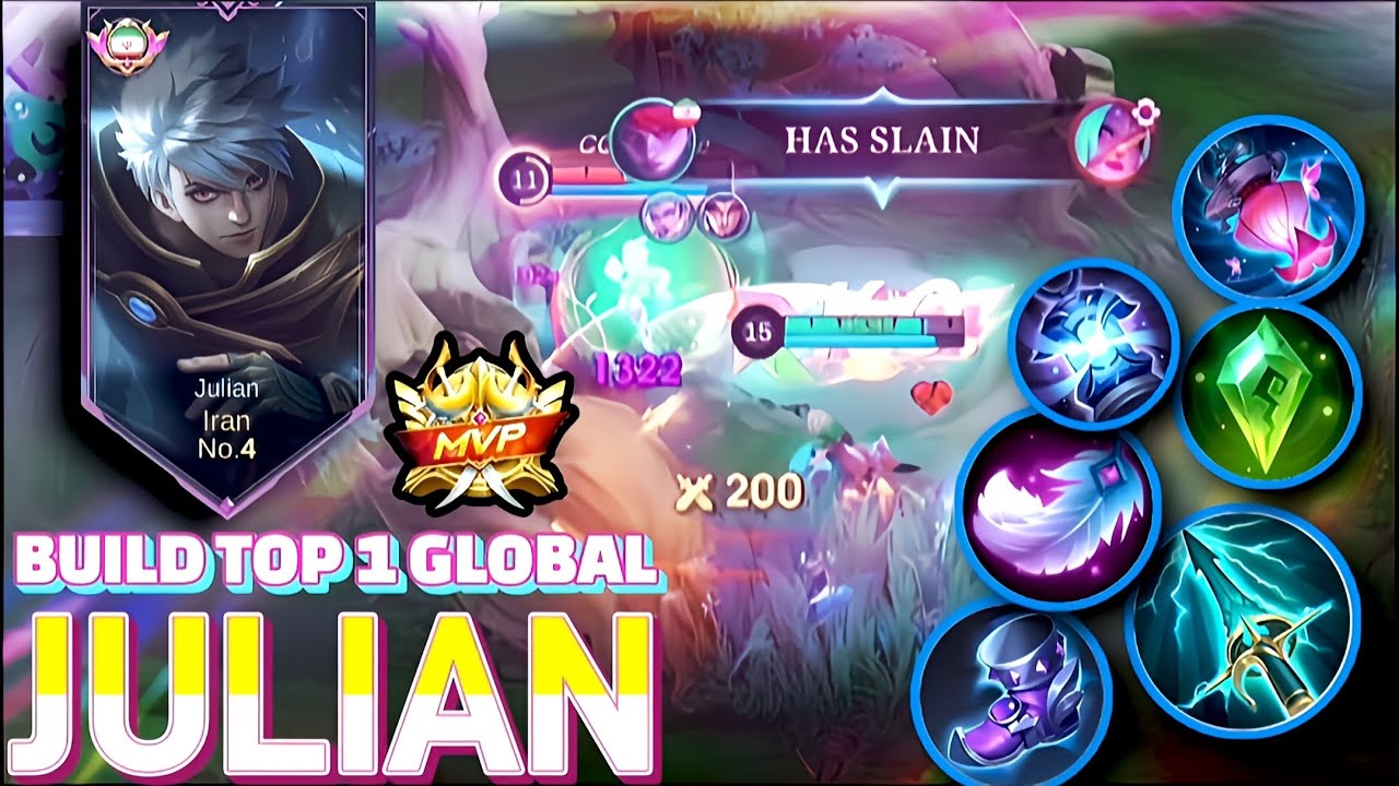 Balanced Julian Basic Attack And Skill With This Build & Emblem | Build ...