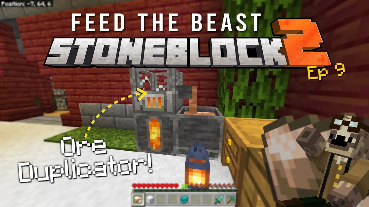 Easiest Method to Double Ores! | Stoneblock 2 Let's Play | Ep 9 - YouTube