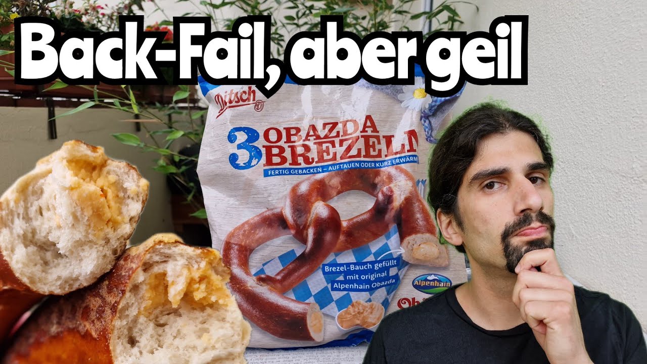 Brezel gefüllt mit Bayern: Ditsch Obazda Brezel im Test - YouTube