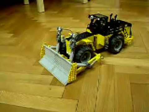 Lego Caterpillar 845G Wheel Dozer - YouTube