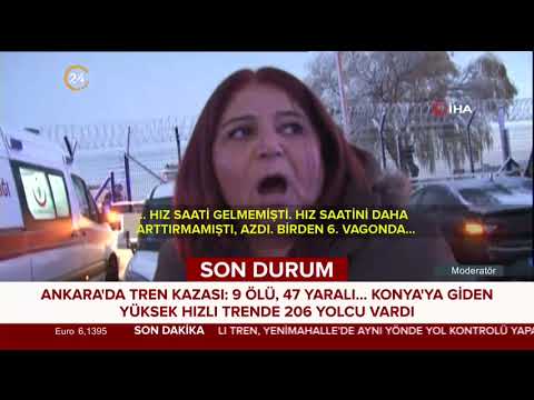 Ankara'daki hızlı tren kazasında vagonlarda 206 yolcu vardı