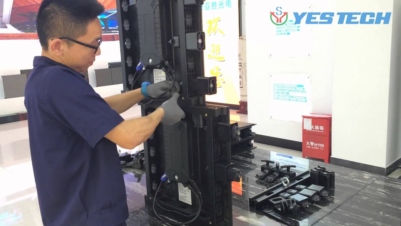 YES TECH Magic Stage MG6A cabinet show! - YouTube