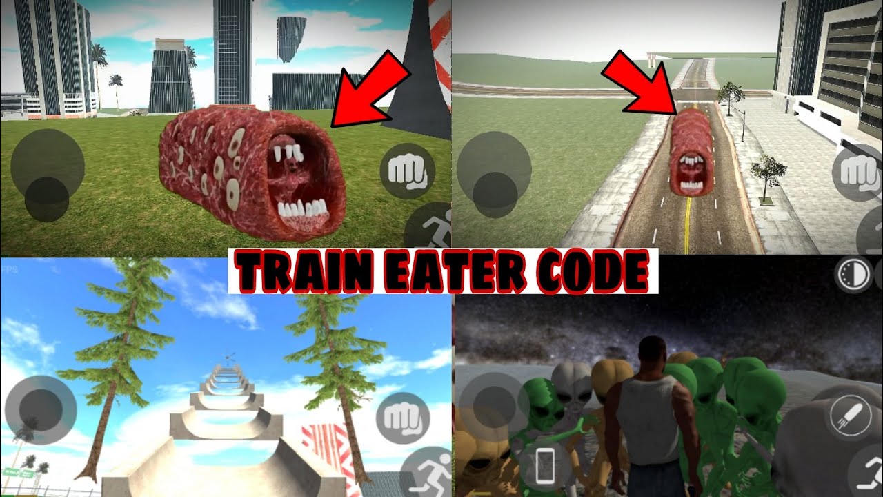train eater cheat code New update in Indian bike driving 3D game plugin update - YouTube