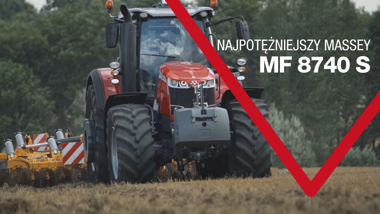 MF 8740 S | NAJPOTĘŻNIEJSZY MASSEY FERGUSON W HISTORII - YouTube