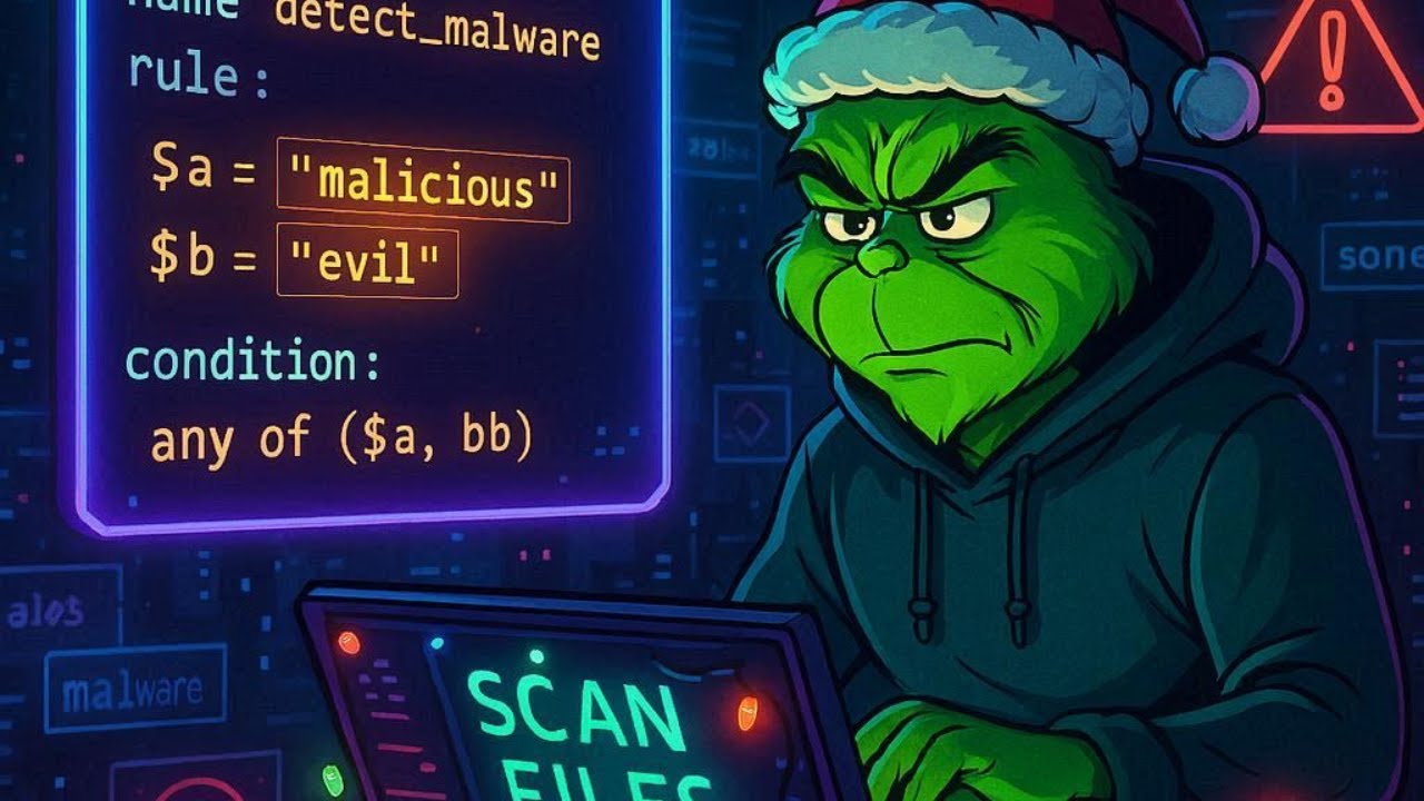 YARA Rules - YARA mean one | Advent of Cyber 2025 | TryHackMe - YouTube
