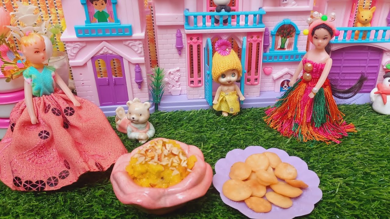 Miniature Halwa & Puri Recipe | Mini Suji ka Halwa sath Mini Puri ...