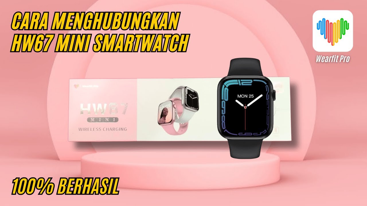 How To Setting HW67 Mini Smartwatch - YouTube