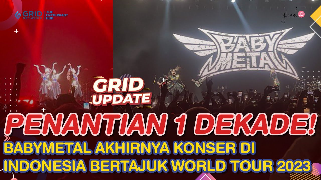 BABYMETAL WORLD TOUR JAKARTA 2023! Lagu Apa Yang Dinanti Para Fans!! - YouTube