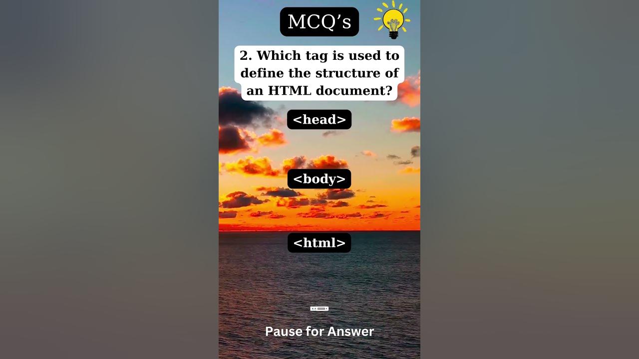 HTML and CSS MCQs with Answers for Beginners and Pros 2 - YouTube