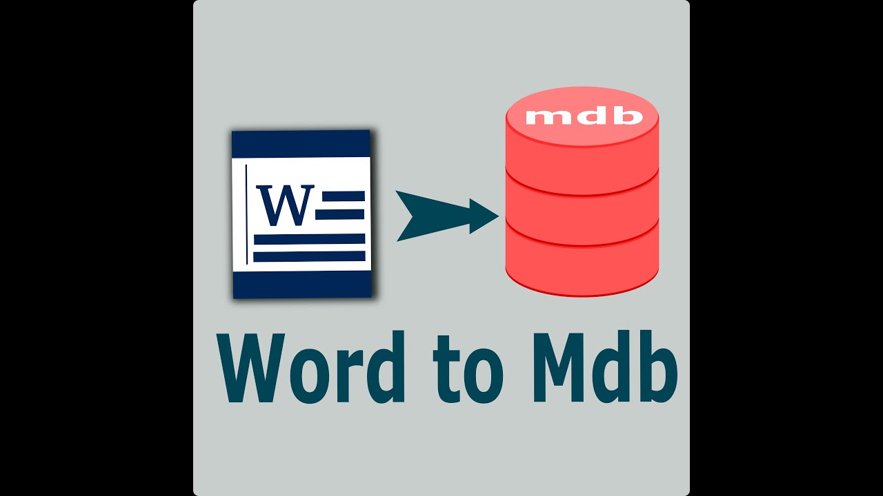 Word to Mdb - YouTube