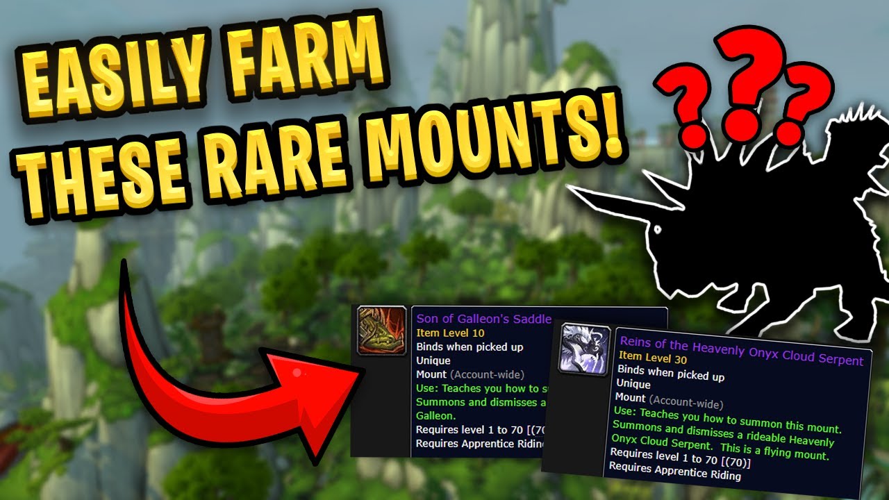 WoW Best Way to Farm RARE MOUNTS! (New Trick) | 2023 - YouTube
