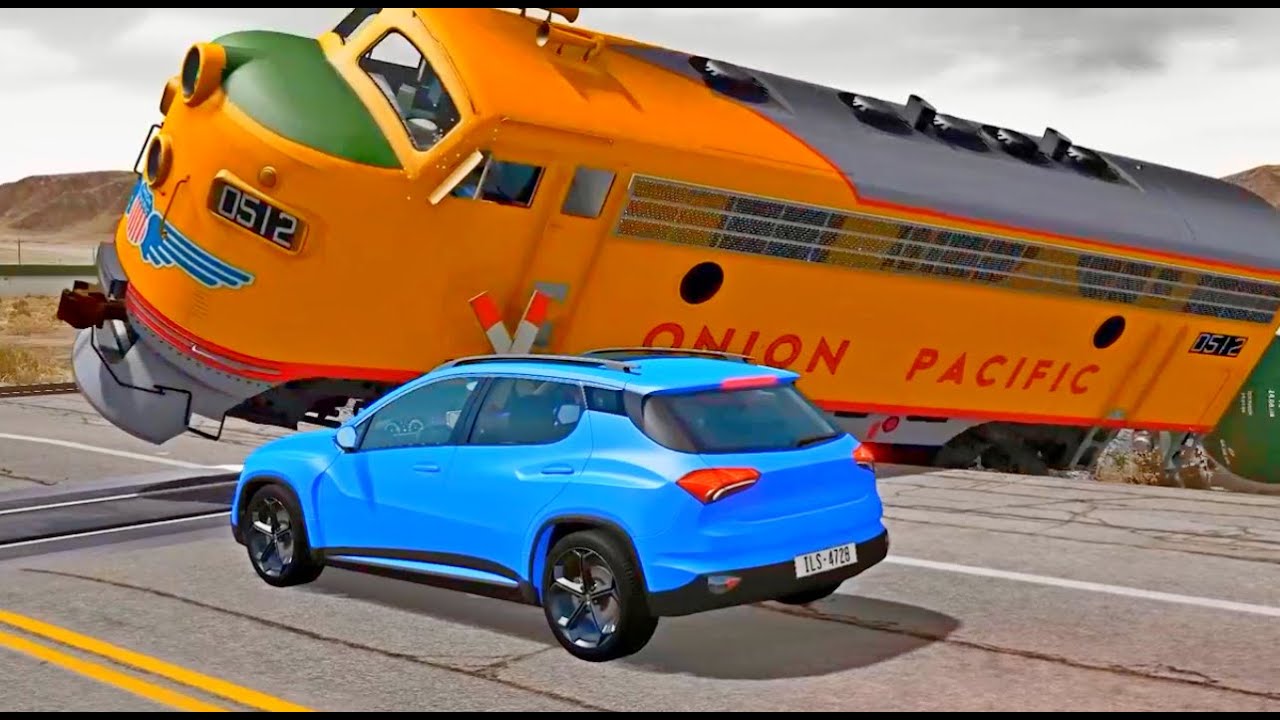 Highlights of Trains Crash - BeamNG Drive - YouTube