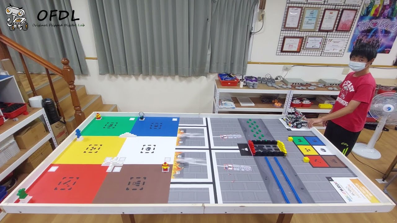 WRO 2022 Junior High 41s - Stable Version - OFDL Taiwan - YouTube