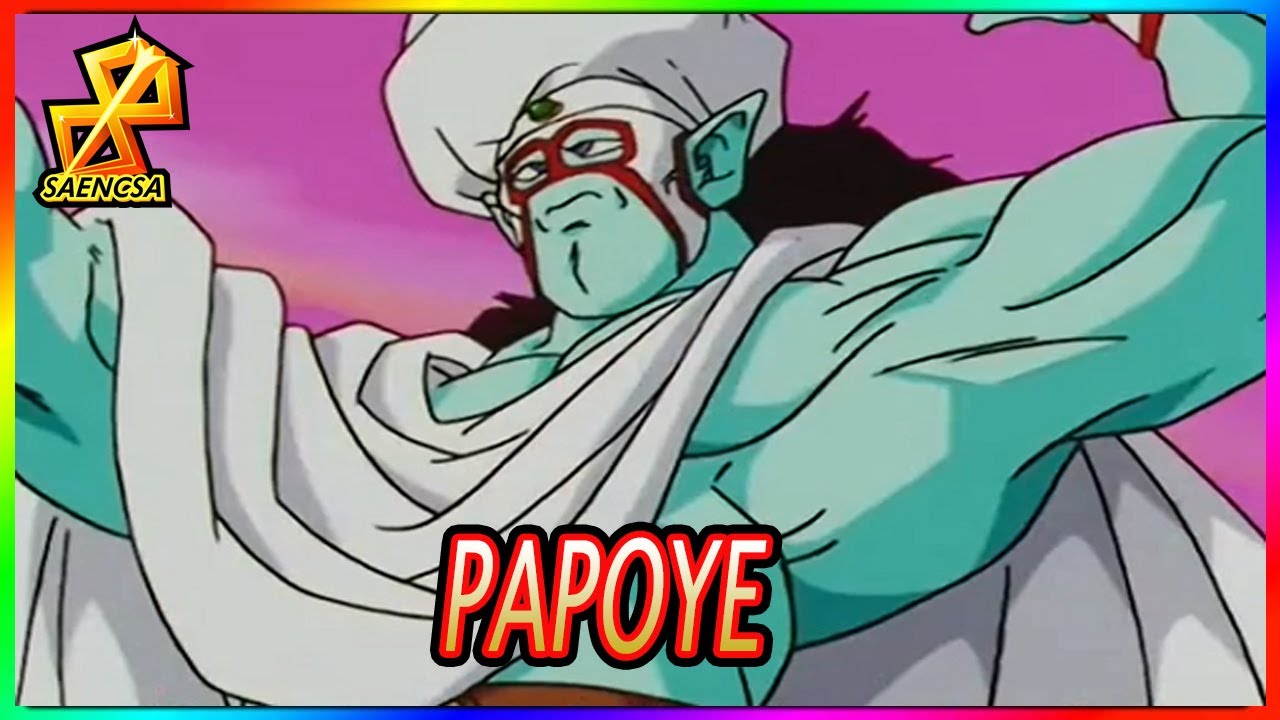 El guerrero PAPOYE / PAPOI del otro mundo de DRAGON BALL | #dragonball ...