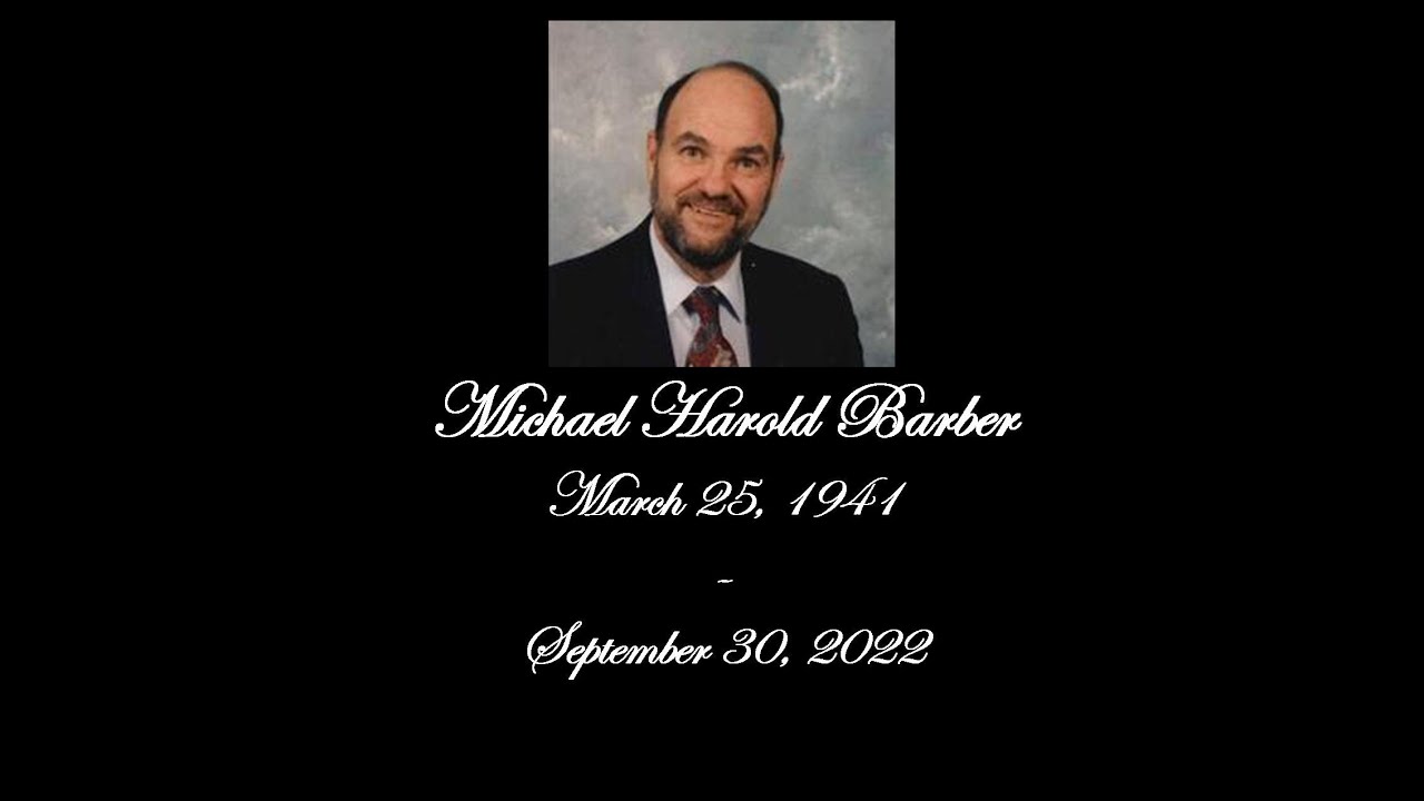 Mike Barber Funeral Service - YouTube