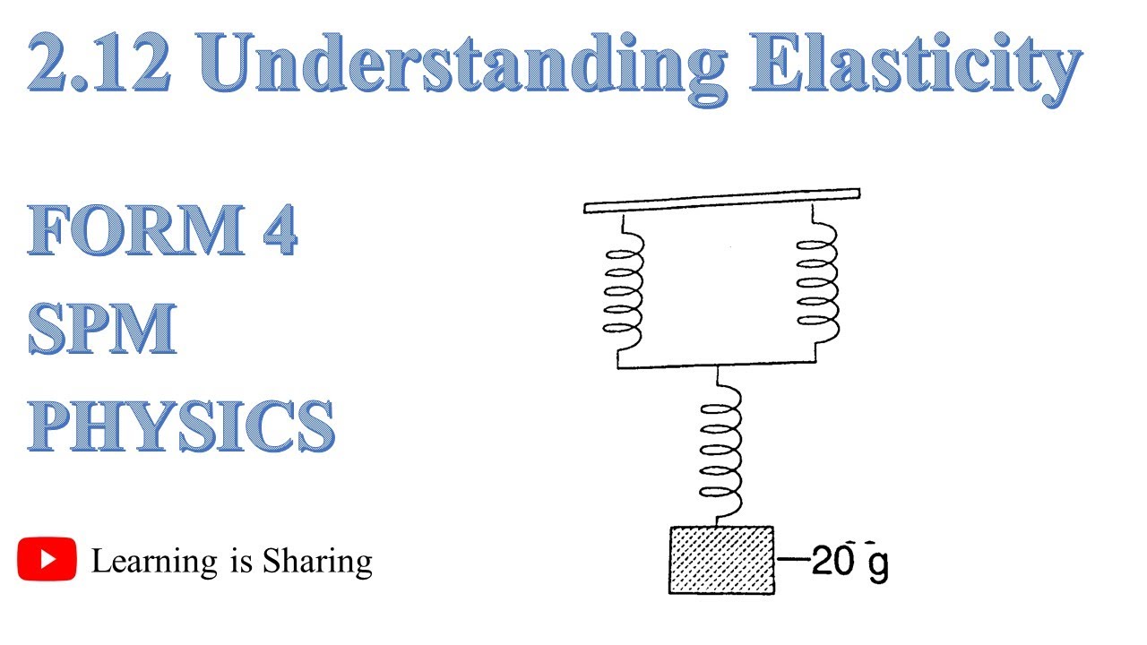 [中文解说][Problem Solving 8] Ch2.12 Understanding Elasticity - YouTube