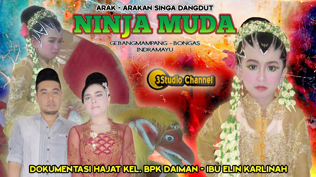 Atraksi Kedok Menyon " DEWI " - SINGA DANGDUT NINJA MUDA - YouTube