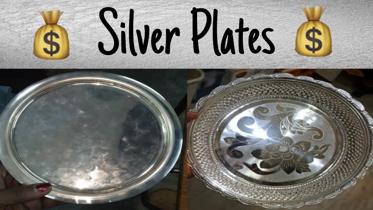 Silver Plates | How to make silver plates | silver plate designs ...