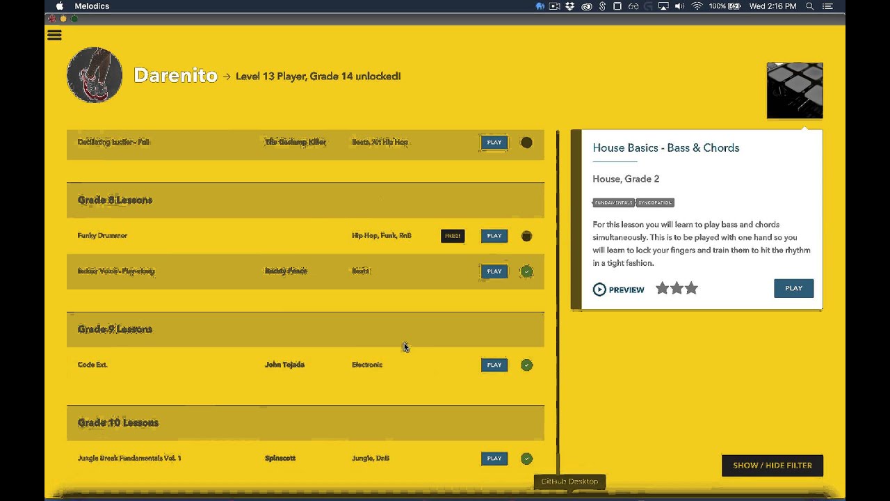 A Quick Tour Of Melodics! - Finger Drumming Software - YouTube
