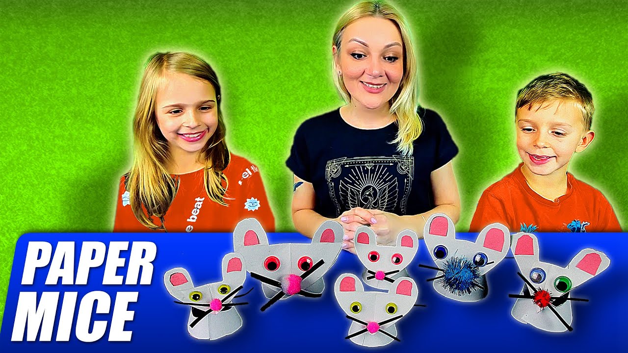 Fun Family Craft: Cute Paper Mice DIY – Easy and Engaging for Parents ...