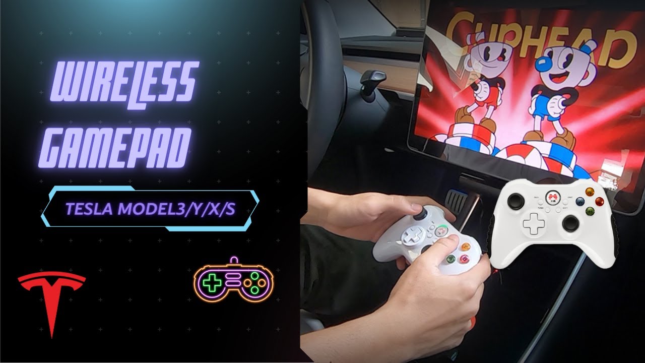How to Connect Tesery Wireless Gamepad Controller for Tesla Model 3 /Y ...