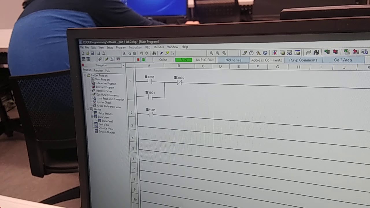PLC lab 2 part 2 - YouTube