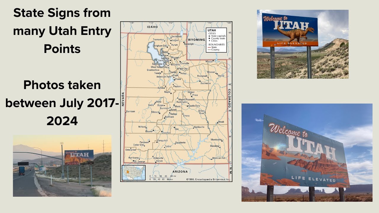 Utah State Signs - YouTube