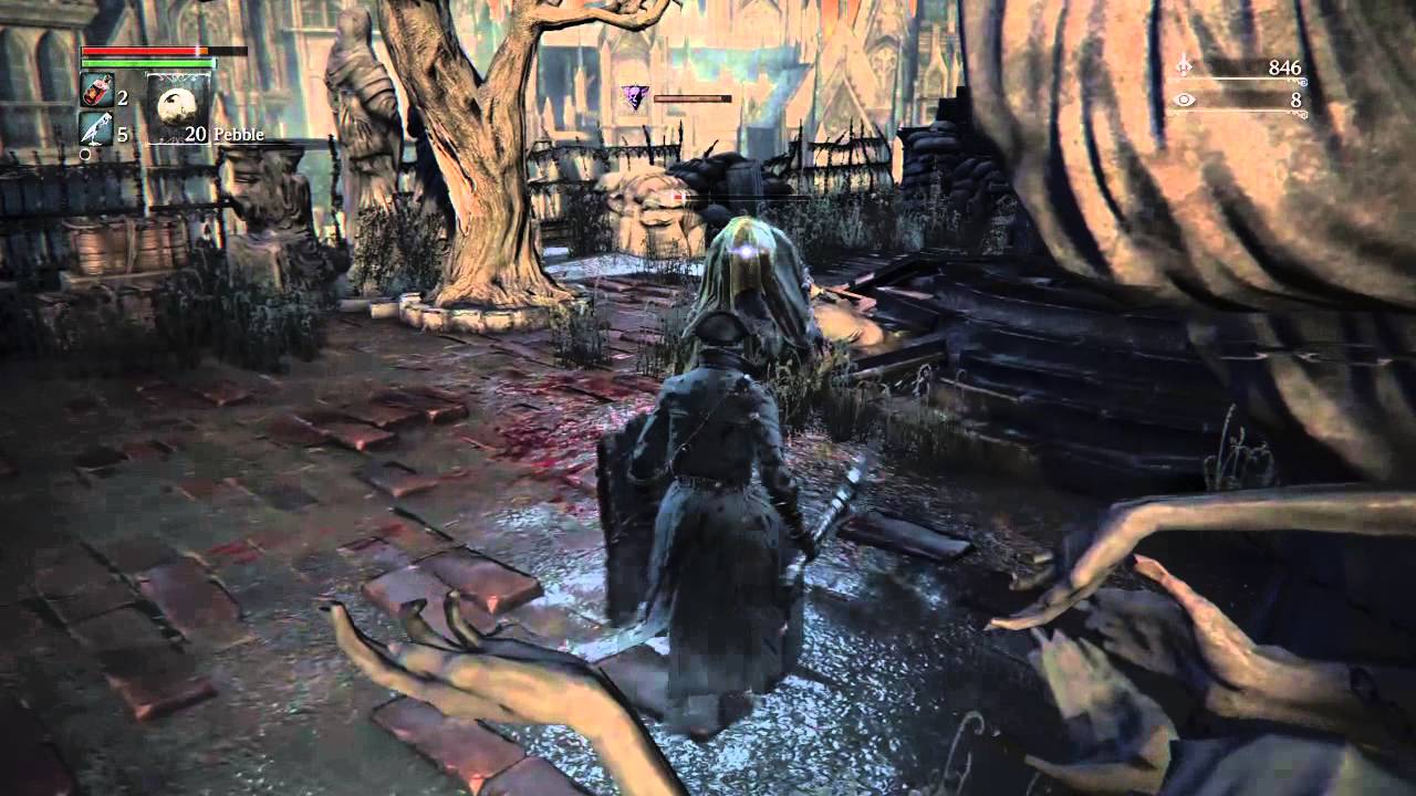 Bloodborne™ Testing Shield just for fun - YouTube