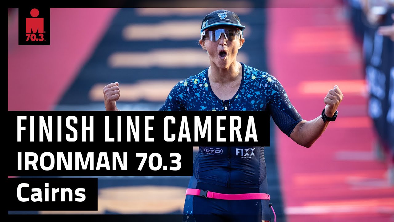 2024 IRONMAN 70.3 Cairns | Finish Line Camera - YouTube