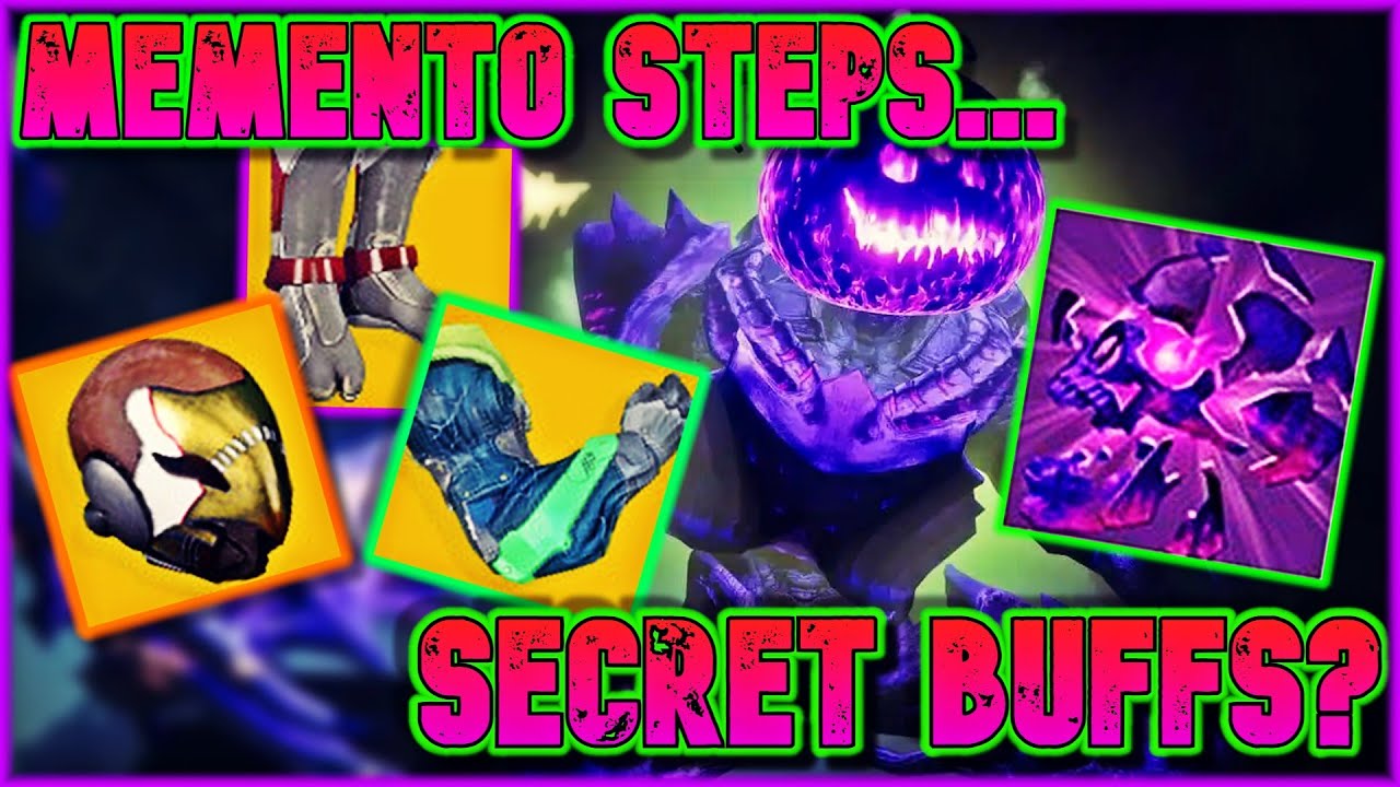 Lost Memento Steps, SECRET Exotic Buffs, New Shaders!? | (Destiny 2 ...