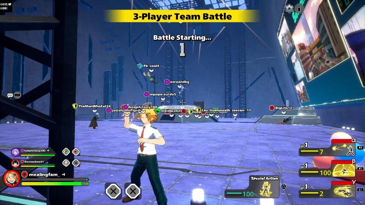 MY HERO ULTRA RUMBLE High KO Kaminari Game - YouTube