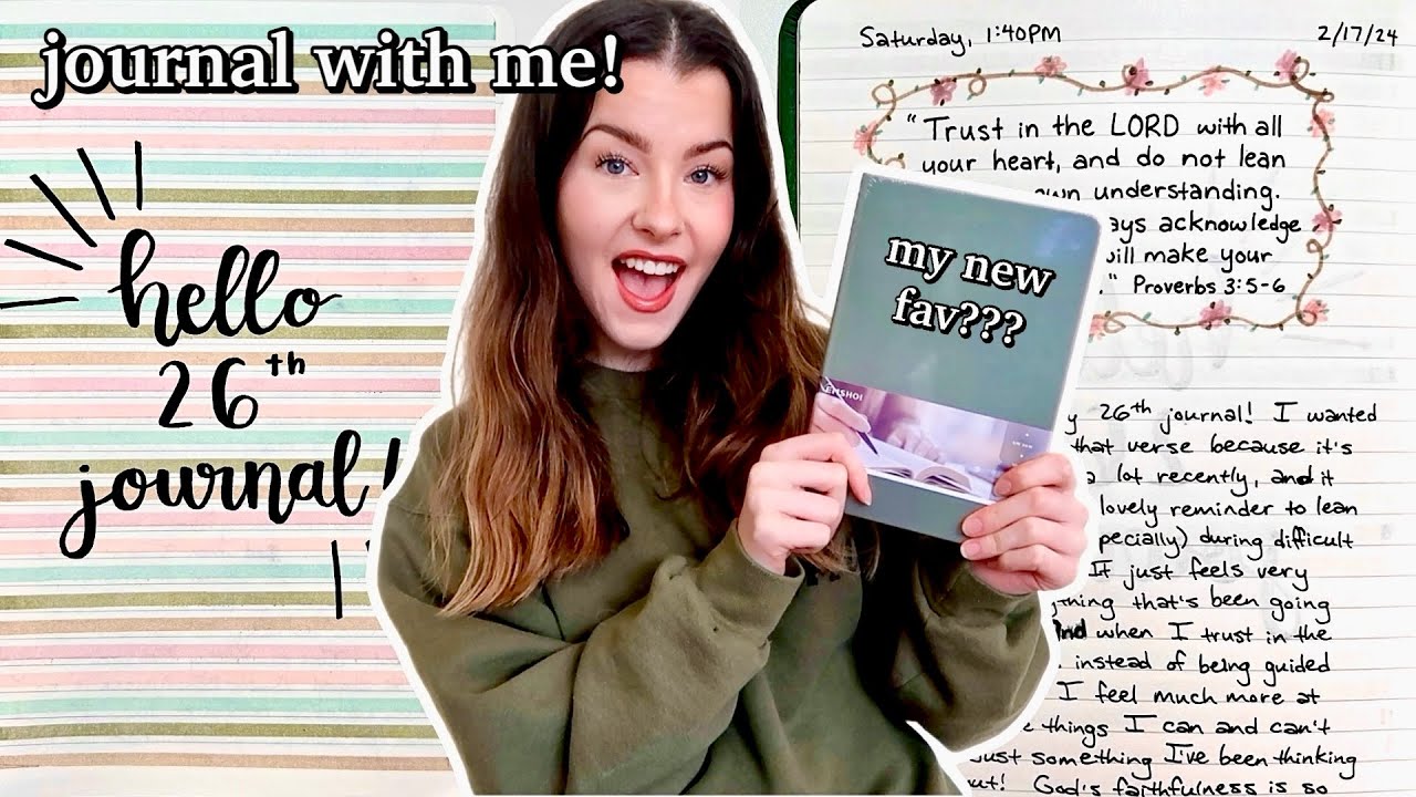 MY NEW FAVORITE JOURNAL?? | starting my 26th journal (write the first ...