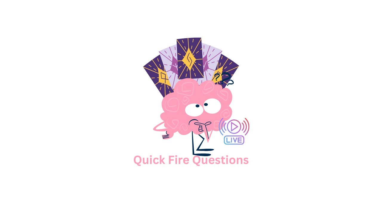 Hello and welcome to Quick Fire Questions - YouTube