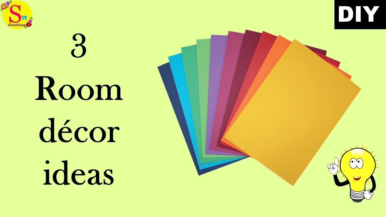 3 Easy decor ideas with paper | inexpensive ideas to decorate your home ...