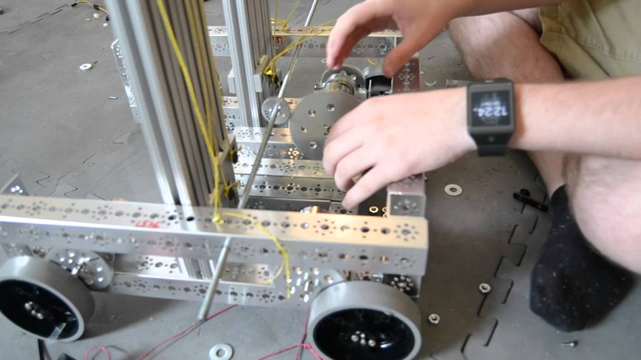 Ri1w: Day 2, elevator coming along, intake, and how many balls fit in ...