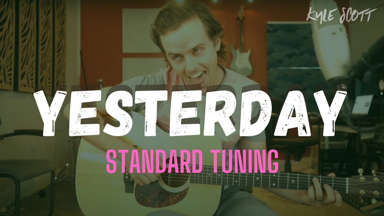 Yesterday The Beatles Guitar Tutorial + Lesson STANDARD TUNING - YouTube