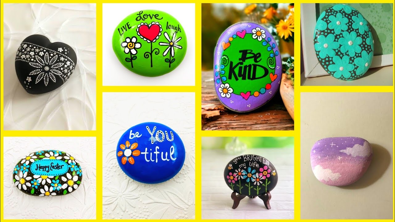 diy 80 best stone rock painting ideas//outstanding stone pebble ...