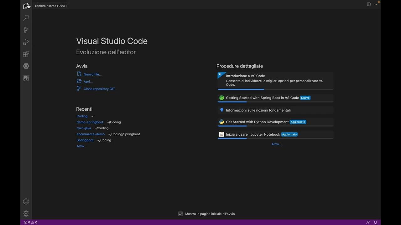 Configurare spring su visual studio code - YouTube