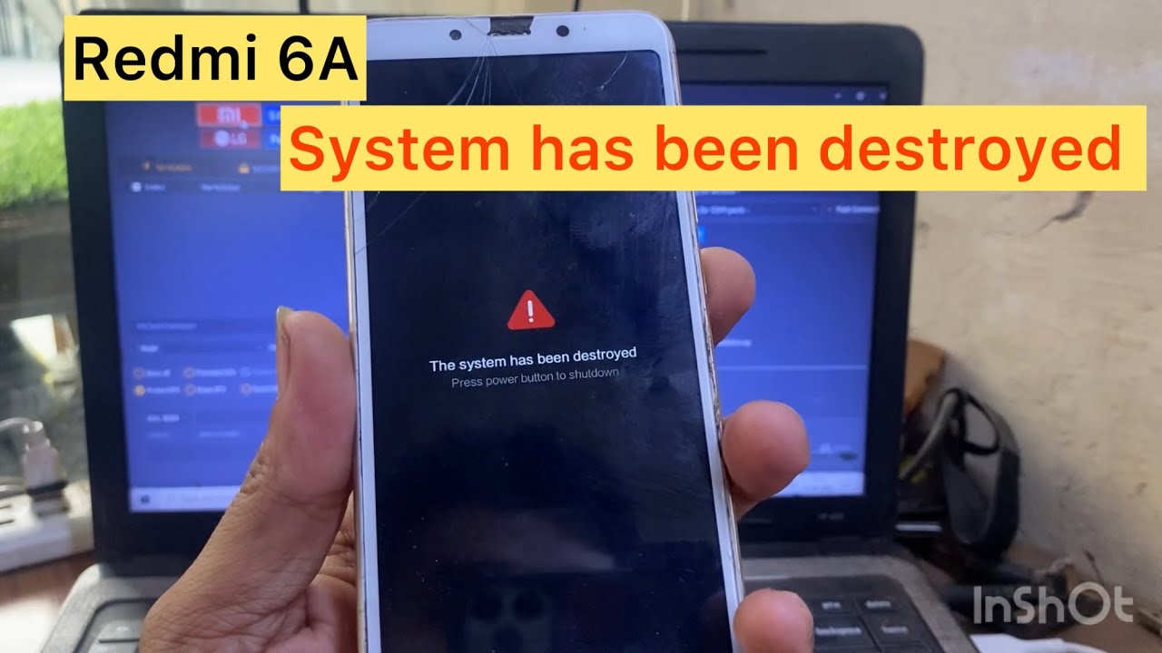 Redmi 6A SYSTEM HAS BEEN DESTROYED solution unlocktool || mi 6a system ...