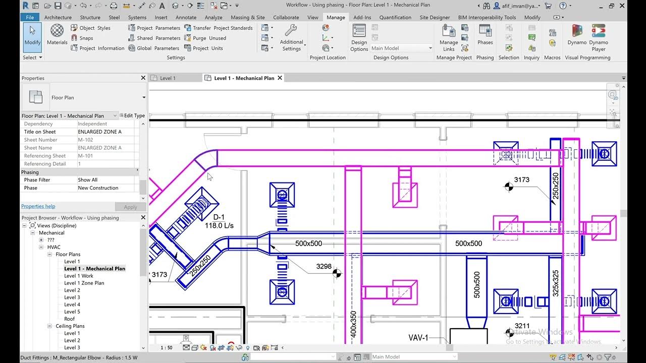 52- Using phasing\ ريفيت ٢٠٢٠ الكتروميكانيك - YouTube