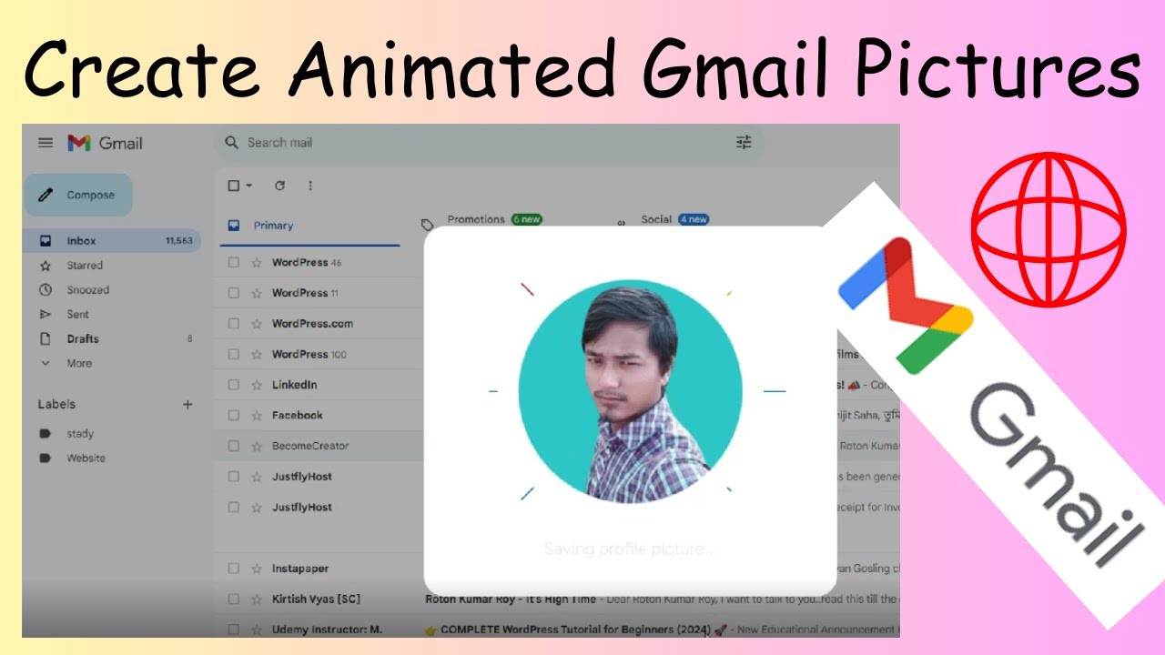 Create Animated Gmail Profile Pictures | Make A Professional Profile ...