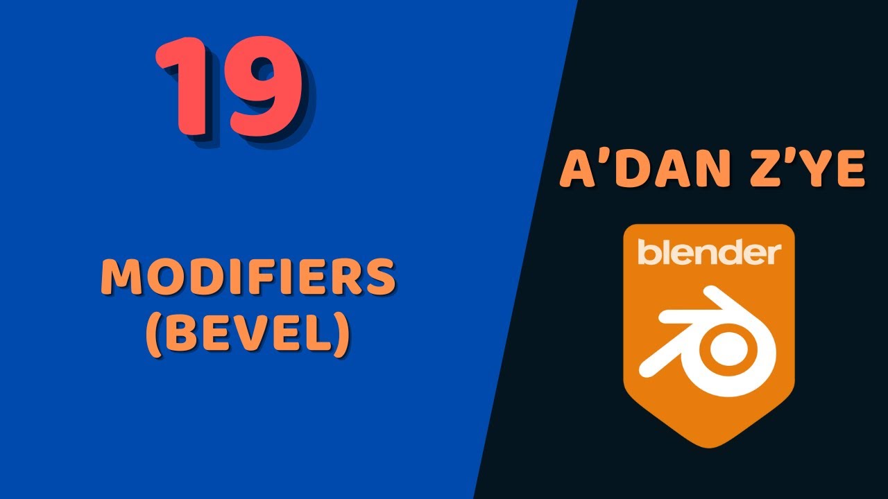A'dan Z'ye Temel Düzey Blender - Modifiers (Bevel) - YouTube