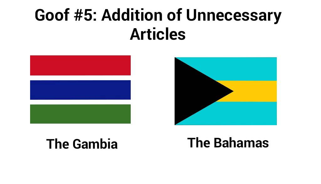 Geography Goofs: 10 Common Mistakes, Goofs, and Misconceptions - YouTube
