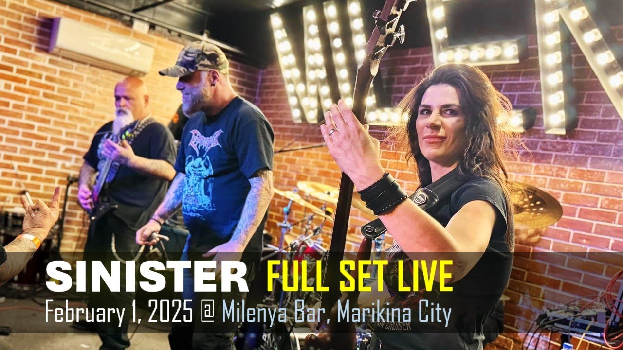 [4K] SINISTER | FULL SET LIVE @ Milenya Bar, Marikina City, Philippines ...