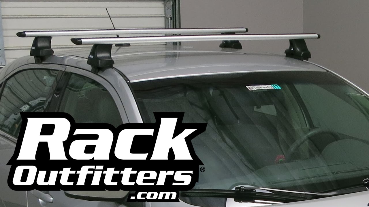 Ford Fusion Sedan Thule Rapid Traverse SILVER AeroBlade Base Roof Rack ...