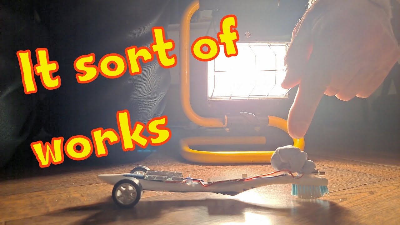 Solar Bristlebot Car - Part 1 - It sort of works! - YouTube