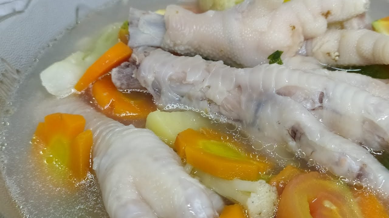RESEP SUP CEKER AYAM EMPUK DAN GURIH - YouTube