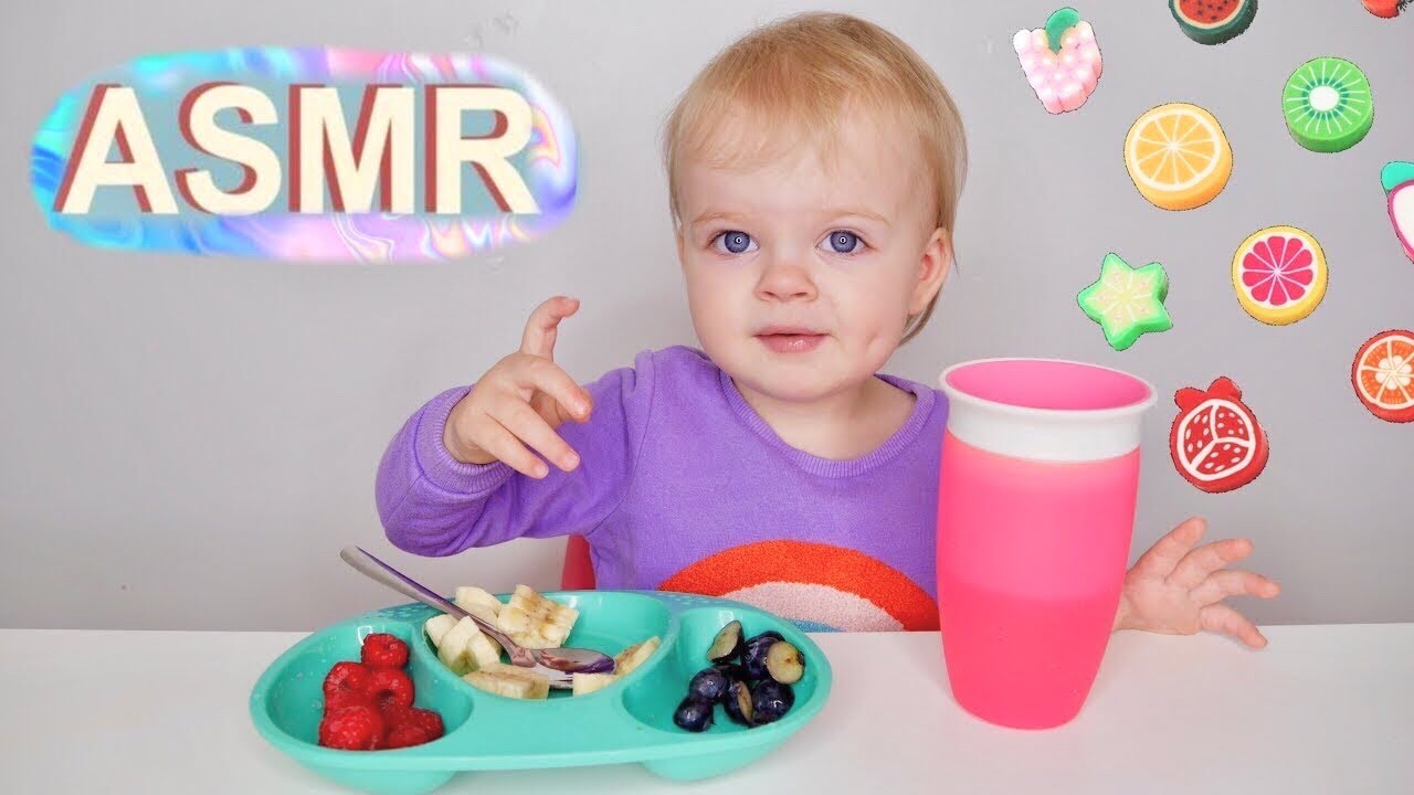 ISLA EATS | CUTE BABY eating fruit | Mukbang chat *sweet ASMR* - YouTube