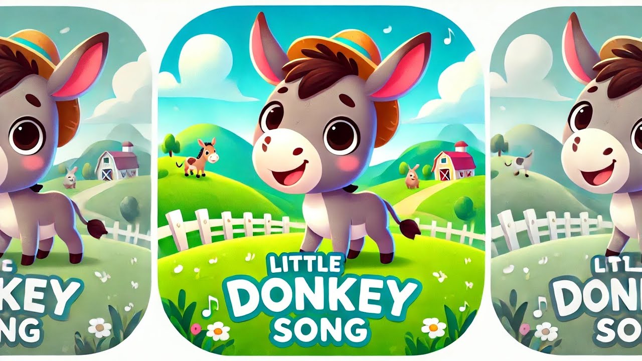 little donkey song for kids NurseryRhymes KidsSongs - YouTube